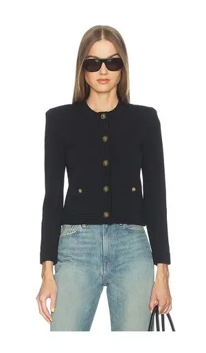 L'Agence Patsy Crop Crew Cardigan