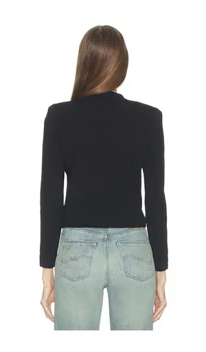 L'Agence Patsy Crop Crew Cardigan