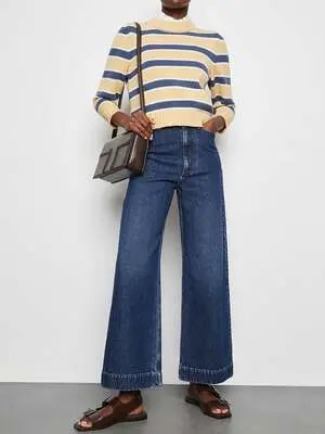 GWYN High-waisted Wide Leg Jeans