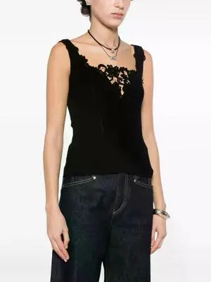 Ermanno Scervino Lace Trim Top