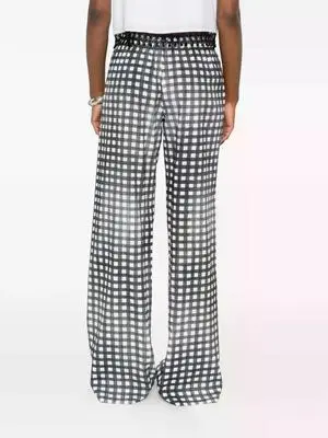 Ermanno Scervino Gingham-patterned Trousers