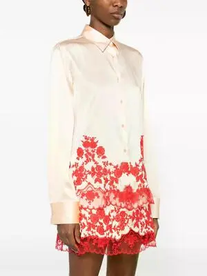 Ermanno Scervino Floral-lace Shirt
