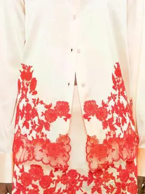 Ermanno Scervino Floral-lace Shirt
