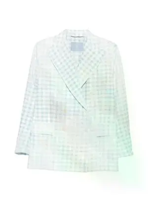 Ermanno Scervino Double-breasted Checked Blazer