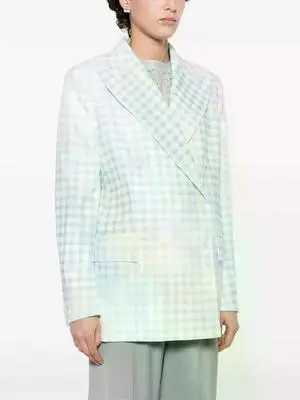Ermanno Scervino Double-breasted Checked Blazer