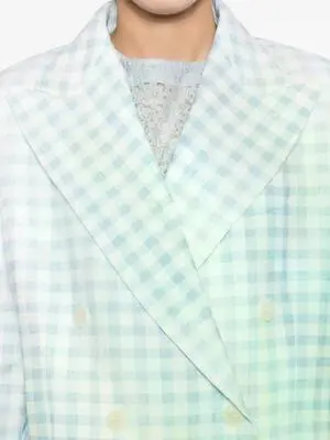 Ermanno Scervino Double-breasted Checked Blazer