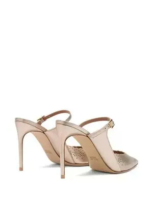 MALONE SOULIERS Bardot Broderie-detail Mules