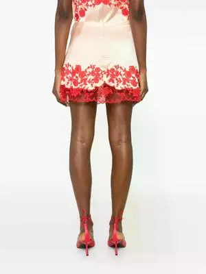 Ermanno Scervino Floral Lace Mini Skirt