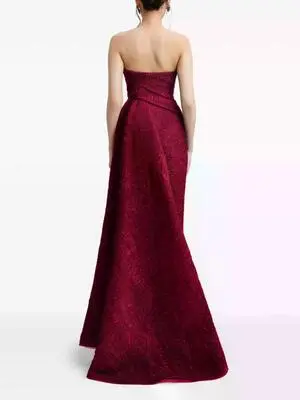 GEMY MAALOUF Strapless Draped Maxi Dress