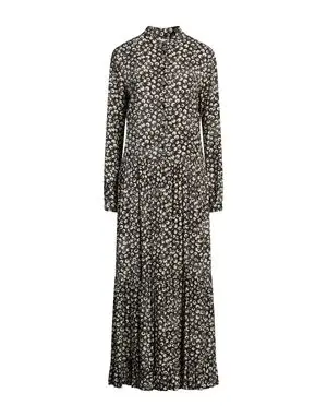 ALESSIA SANTI Polka-dot Maxi Shirt Dress