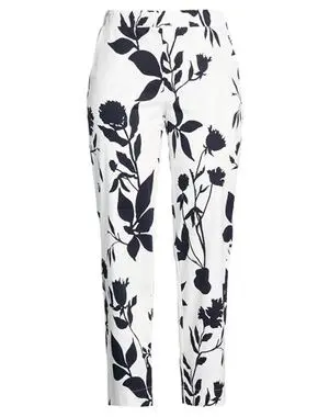 Alpha Studio Tapered Floral-print Pants - White