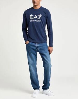 EA7 Long Sleeve Cotton T-shirt