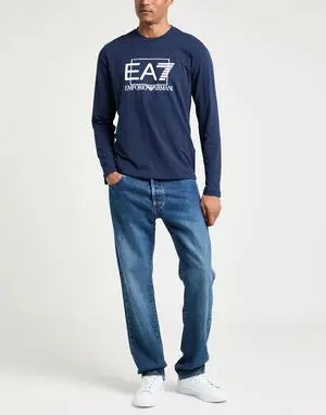 EA7 Long Sleeve Cotton T-shirt