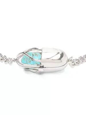 CAPSULE ELEVEN Sterling And Turquoise Necklace - Silver