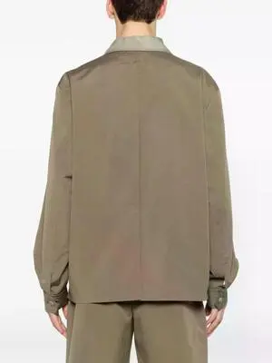 Our Legacy Contrast-collar Jacket - Green