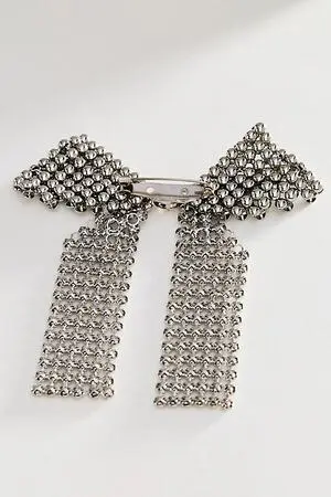 Anthropologie Studded Bow Brooch