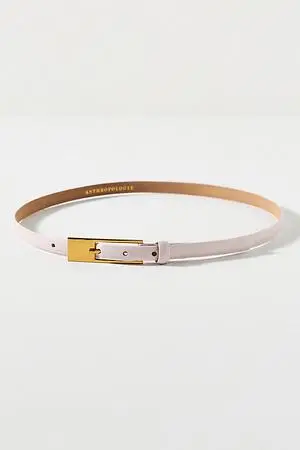 Maeve Skny Square Buckle Belt - Lilac