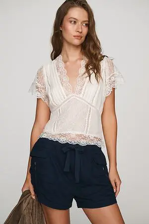 Pilcro Drawstring Bottoms For Women