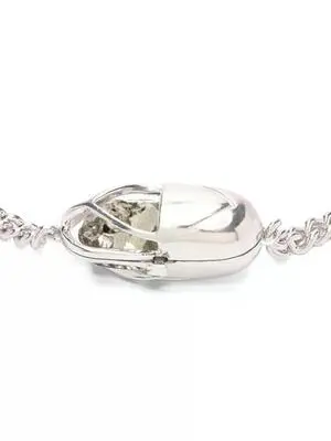CAPSULE ELEVEN Crystal Pyrite Necklace - Silver