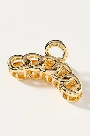 LELET NY 14k Plated Chain Claw Clip - Gold