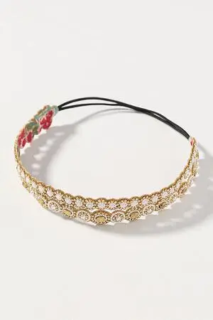 Deepa Gurnani Elmira Headband - Gold