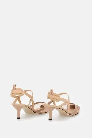 Fendi Kitten Heel Mesh Pumps - Rose