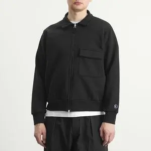 Universal Works Tylerzip Sweat Jacket - Black