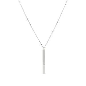MAISON MARGIELA Numbers Pendant Necklace - Polished Palladio
