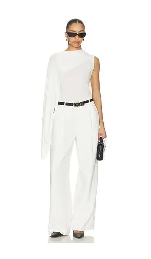 L'academie Nasim Knit Cape Top - Ivory