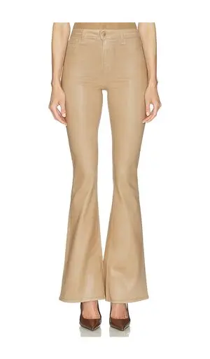 L'Agence Marty High Rise Flare Pant - Tan