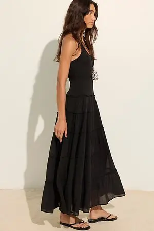 Free People Set Sail Maxi Dress - Black