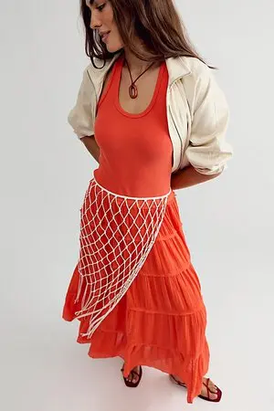 Free People Set Sail Maxi Dress - Cherry Tomato