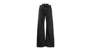 MAISON MARGIELA Wide-leg 5-pocket Denim Pants