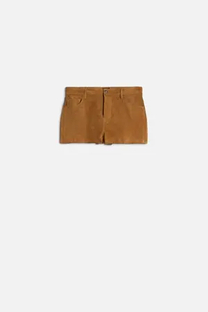 7 For All Mankind Zip Up Shorts For Women