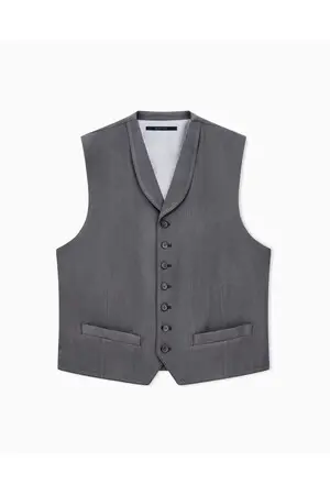 Giorgio Armani Button Detailed Vests For Men
