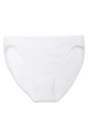 Natori Bliss Bare Cotton Bikini - White