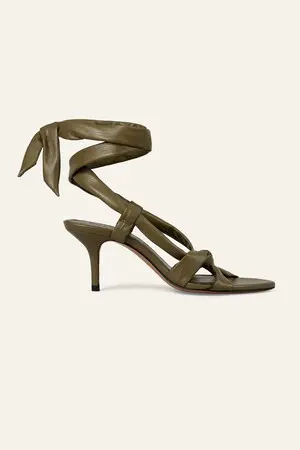 Ba&sh Covilla Heeled Sandals - Green