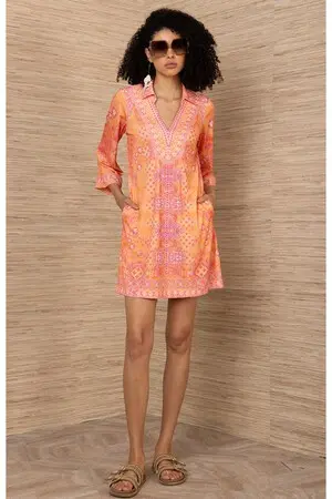 Hale Bob Zella Jersey Dress - Orange