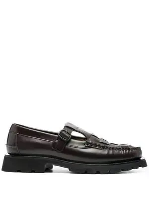 Hereu Soller Interwoven-design Leather Loafers
