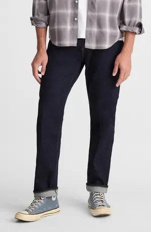 Madewell The 1991 Artisan Comfort Selvedge Straight Leg Jeans - Rinse