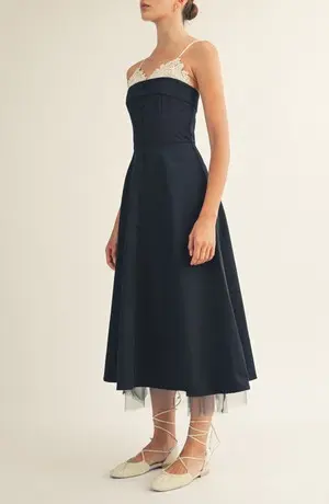 AROSE STUDIO Cielle Midi Dress