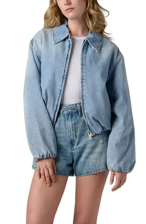 Blanknyc Denim Bomber Jacket