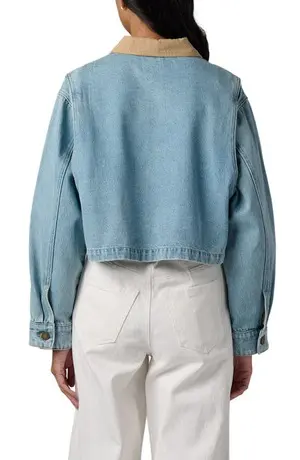 Blanknyc Denim Crop Chore Jacket