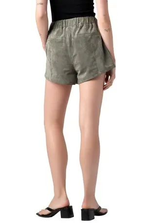 Blanknyc Faux Suede Drawstring Shorts