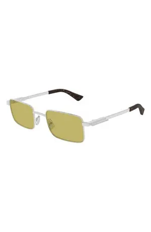 Bottega Veneta 53mm Rectangle Sunglasses