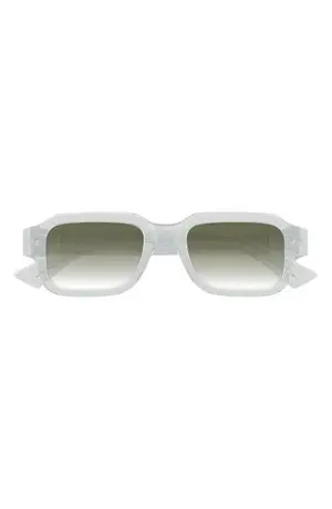 Bottega Veneta 51mm Rectangular Sunglasses - Grey