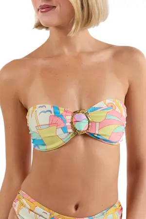 Kenny Flowers Bikini Top Swimsuits