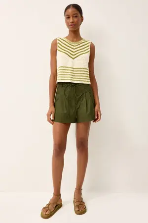 MARIE OLIVER Cass Crochet Top - Spinnaker