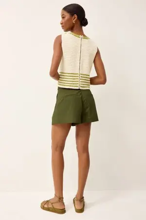 MARIE OLIVER Cass Crochet Top - Spinnaker