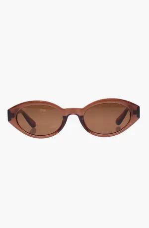 REALITY EYEWEAR The Demi Cat Eye Sunglasses Mocca